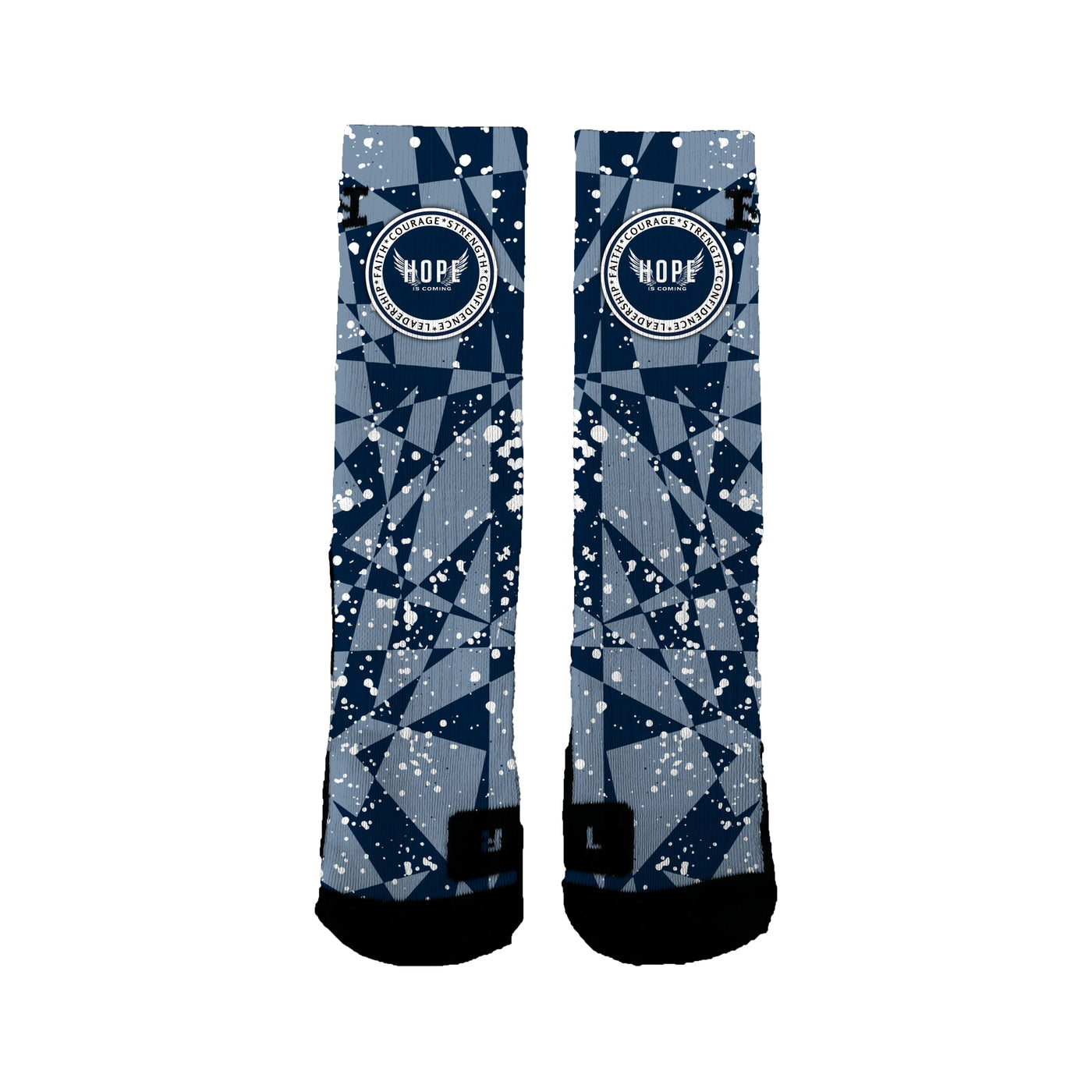 Hope Is Coming 12u Basketball Gator Socks · HoopSwagg