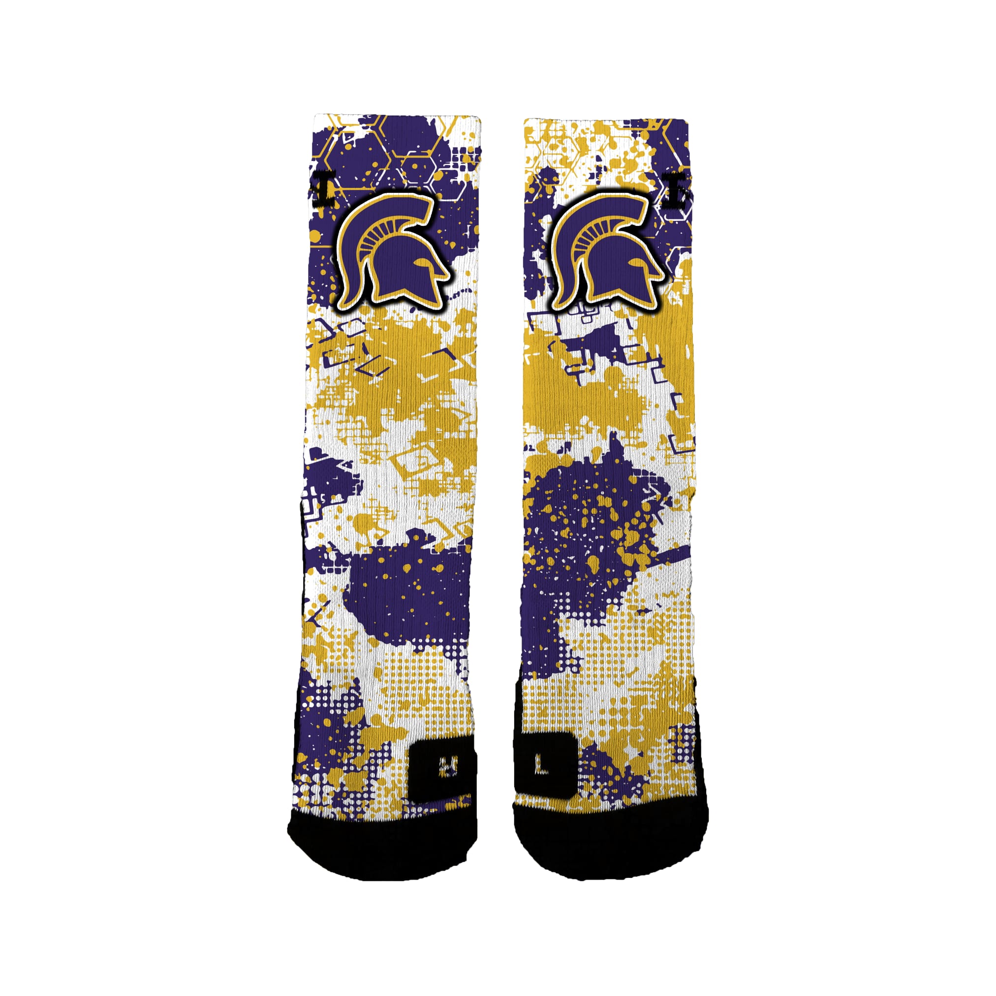 Spartan Basketball Vibes Socks · HoopSwagg