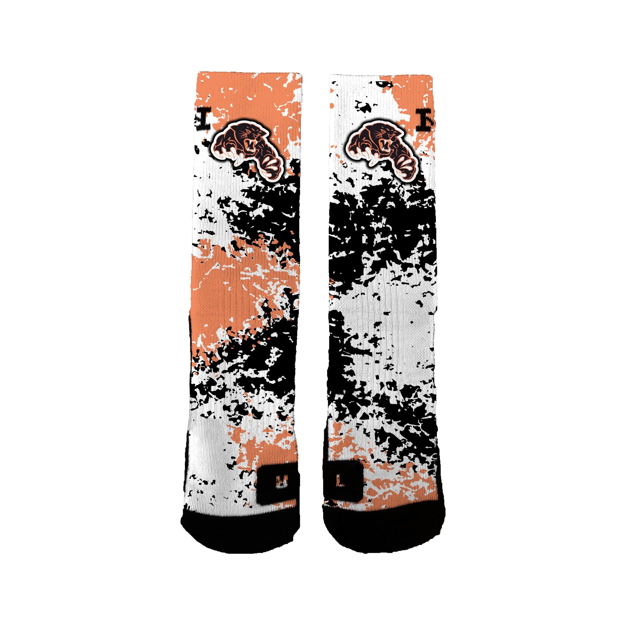 Poynette Panthers Wrestling Nerf 2.0 Socks · HoopSwagg