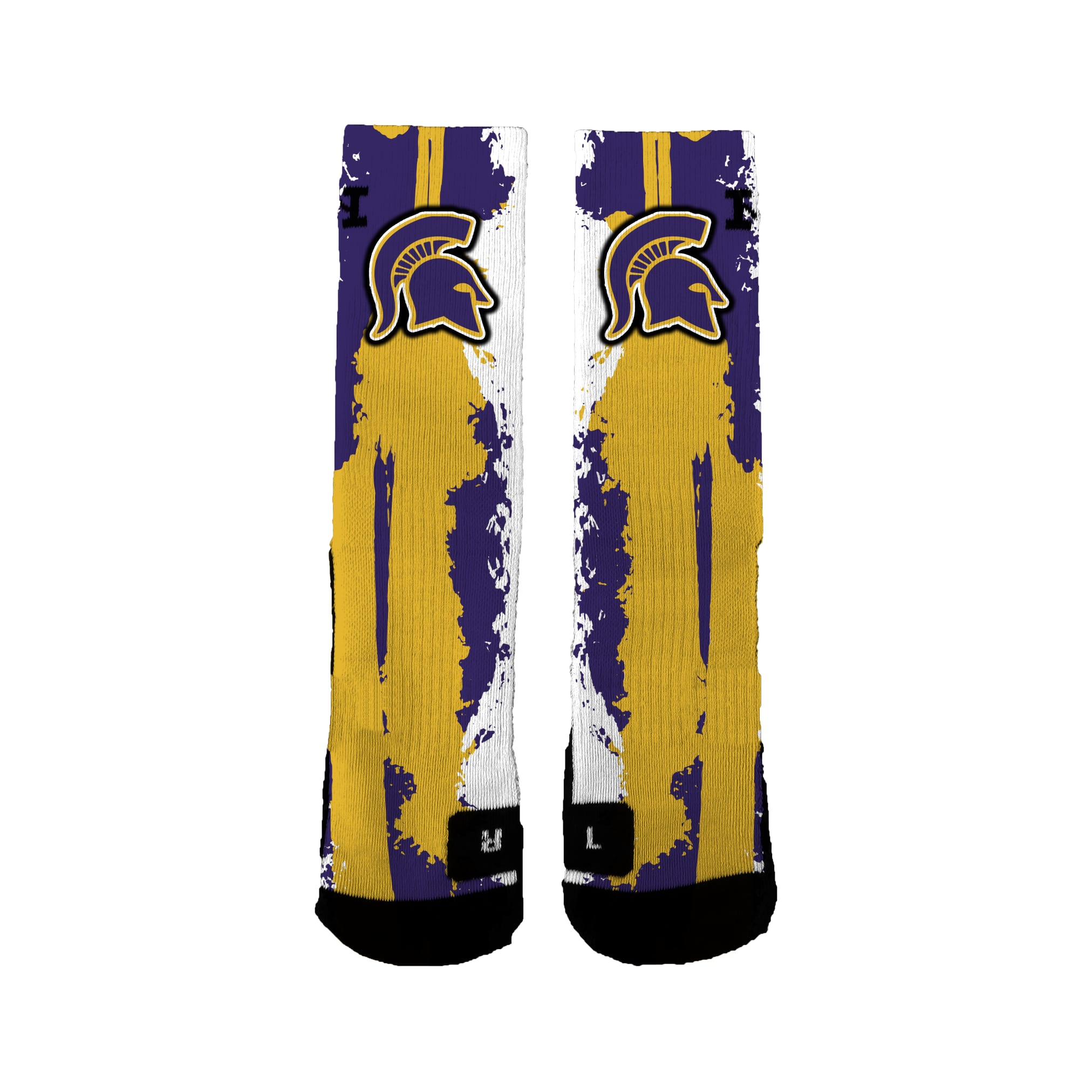 Spartan Basketball Eruption Socks – HoopSwagg