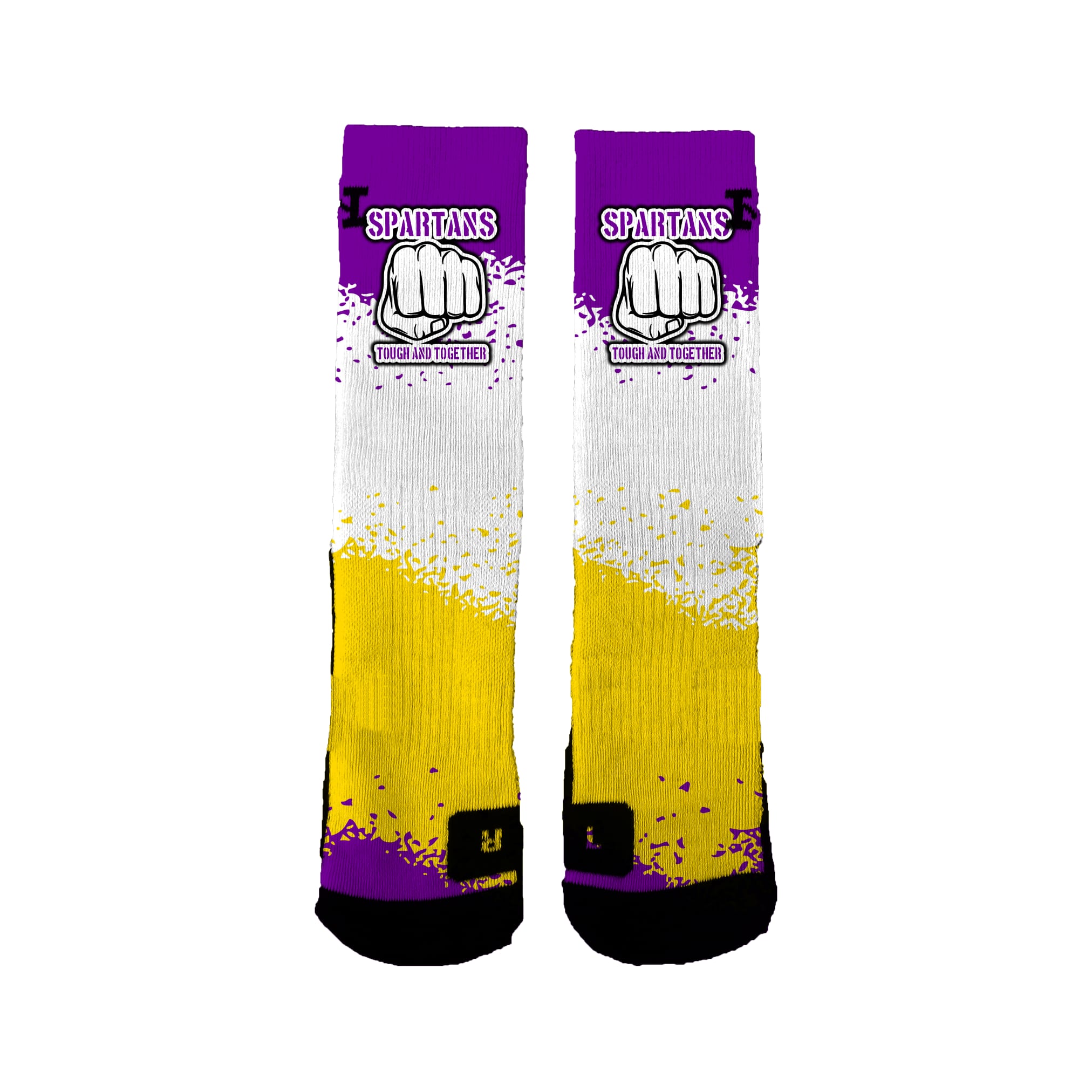 Sentinel Spartans Basketball Nerf Socks · HoopSwagg
