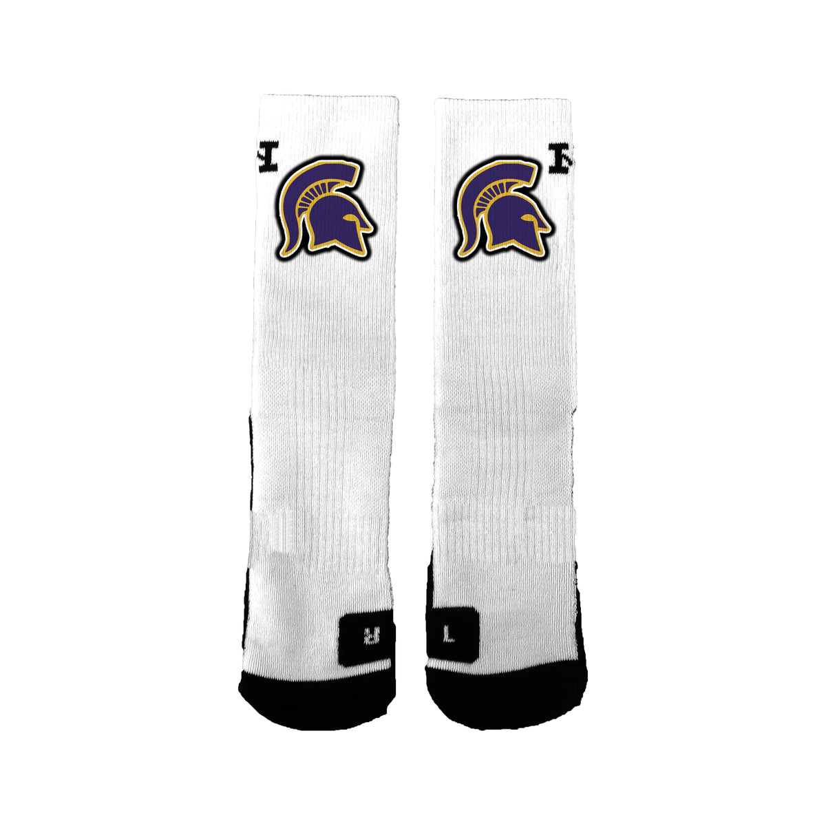 Spartan Basketball Logo Socks – HoopSwagg