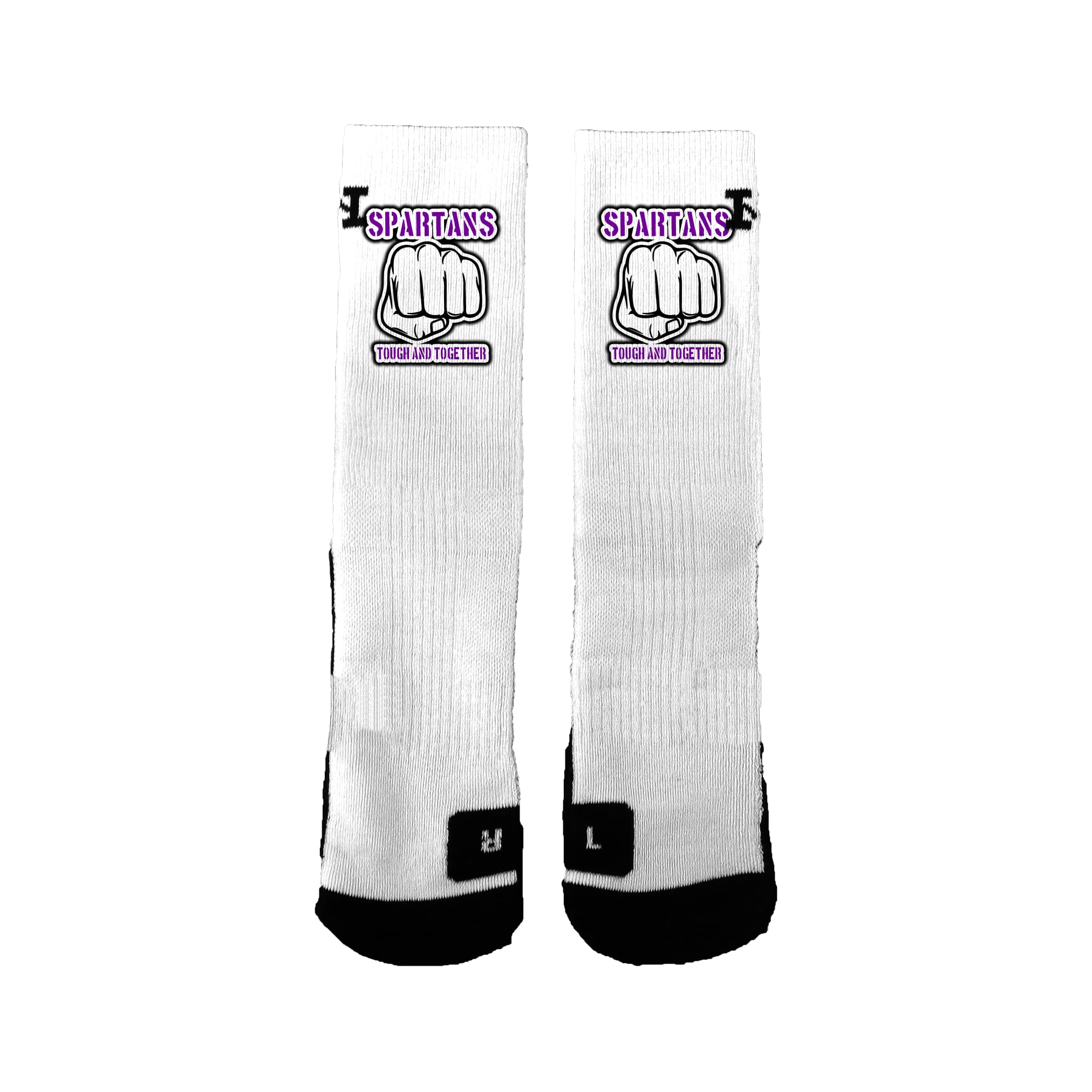 Sentinel Spartans Basketball Logo Socks · HoopSwagg