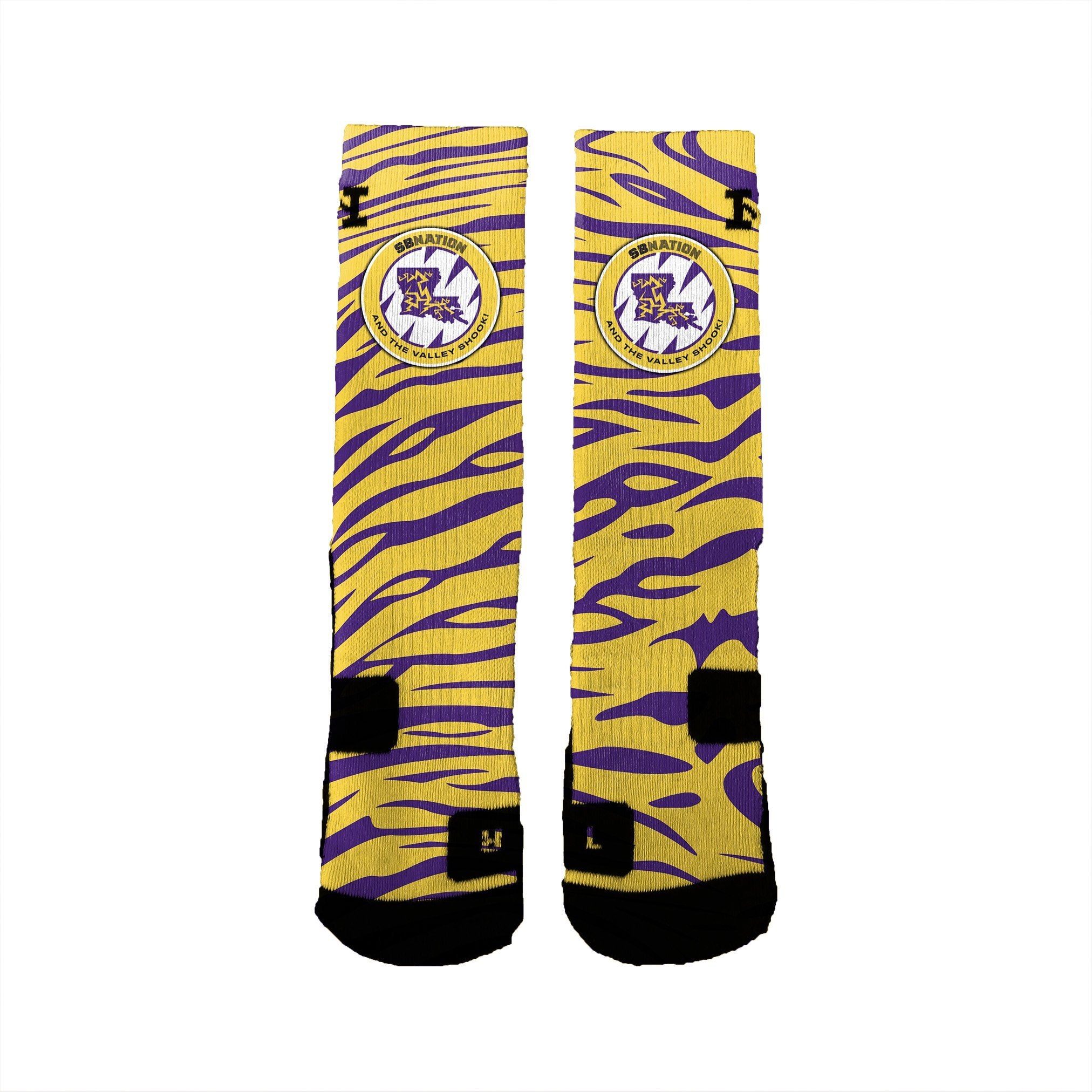 And The Valley Shook Stripes Custom Nike Elite Socks · HoopSwagg