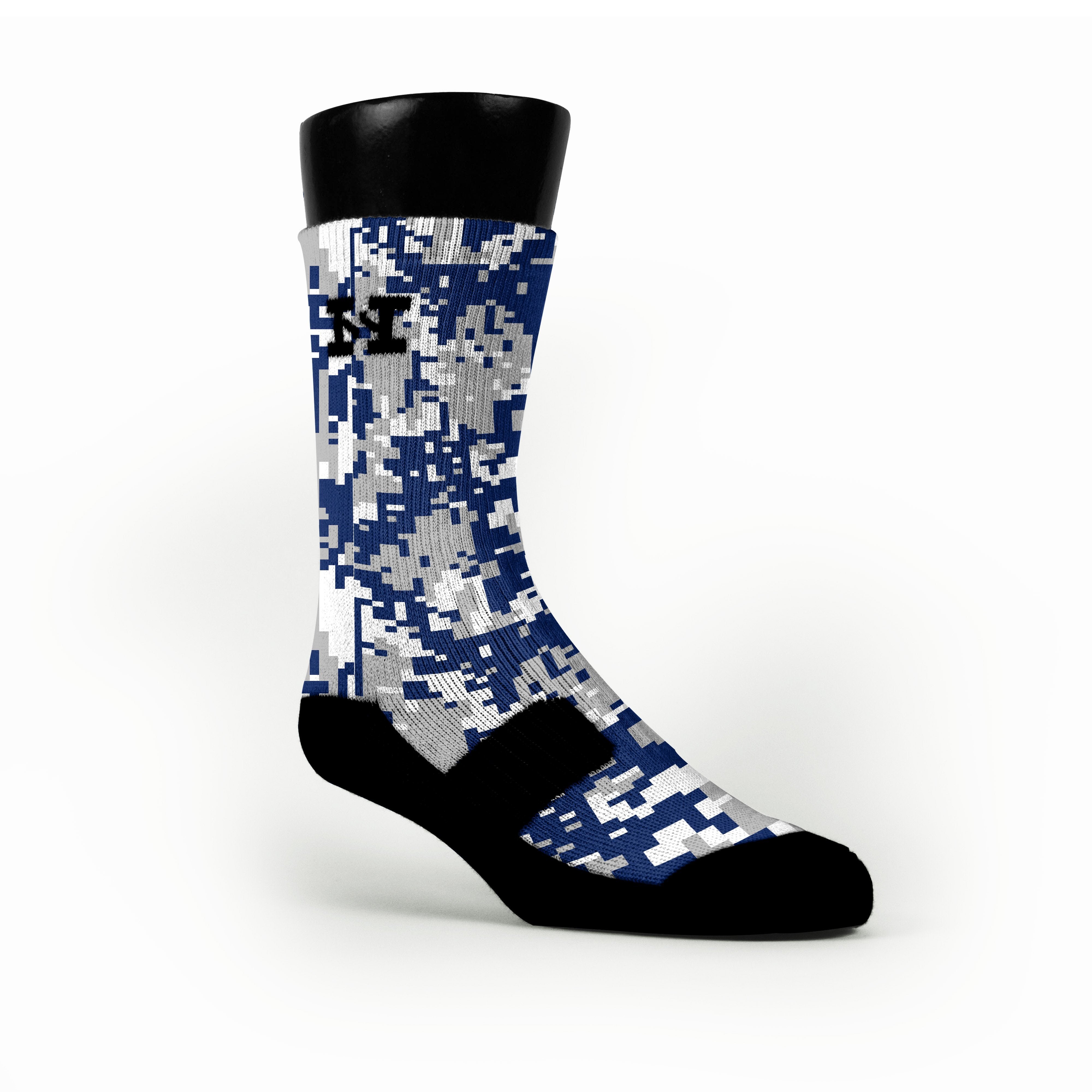 Duke Digital Camo Custom Nike Elite Socks · HoopSwagg