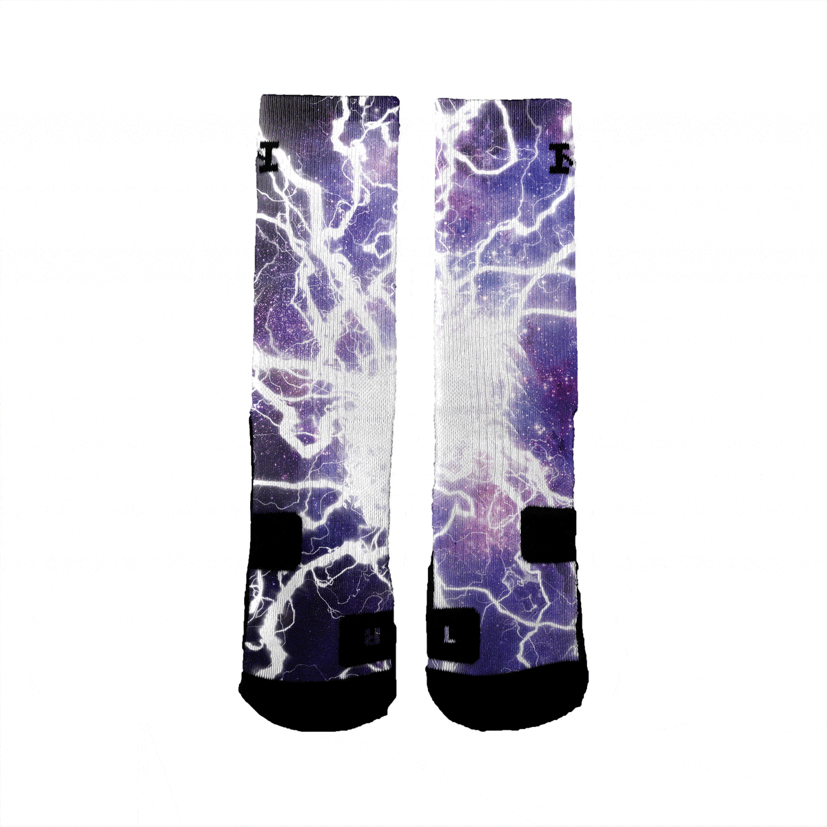 Lightning Galaxy Custom Nike Elite Socks · HoopSwagg